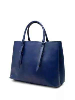Prada Saffiano Leather Double Handle Satchel