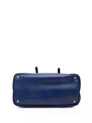 Prada Saffiano Leather Double Handle Satchel