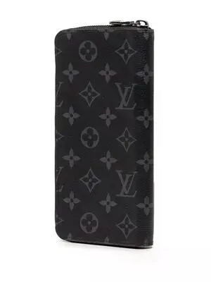 LOUIS VUITTON 2021-2025 Monogram Eclipse Vertical Zippy Wallet Long Wallets