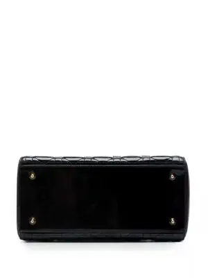 Dior Patent Cannage Lady Satchel - Black