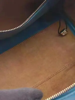 Loewe Amazona Square 19 Satchel - Blue