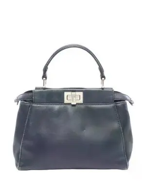 Fendi Iconic Peekaboo Satchel - Blue