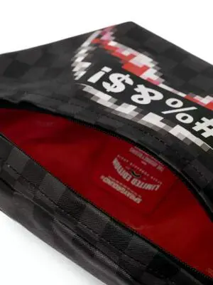 SPRAYGROUND Check Pixel Print Belt Bag