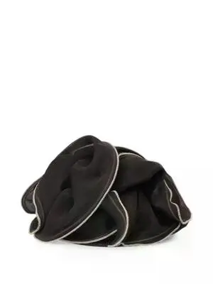Giorgio Armani Silk Straw Fascinator Hat