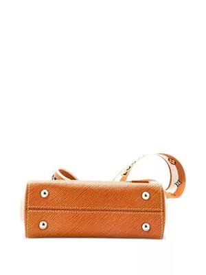 LOUIS VUITTON Cluny Epi Leather Mini Satchel Top Handle Bag - Brown
