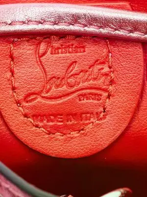 CHRISTIAN LOUBOUTIN Marie Jane Embroidered Bucket Bag