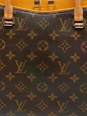 LOUIS VUITTON Pallas Monogram Tote Bag - Brown