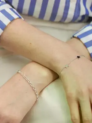AUREE JEWELLERY Trace-link Bracelet - Silver