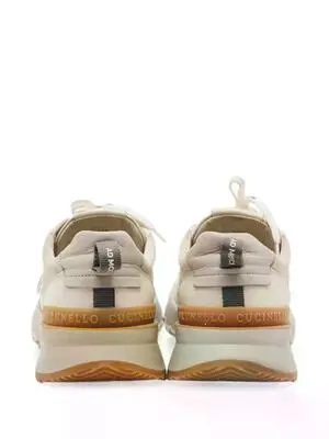 Brunello Cucinelli Paneled Leather Sneakers