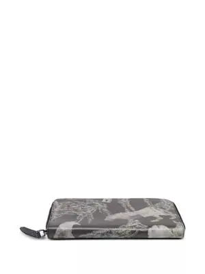 FERRAGAMO Paint-print Zip-around Wallet