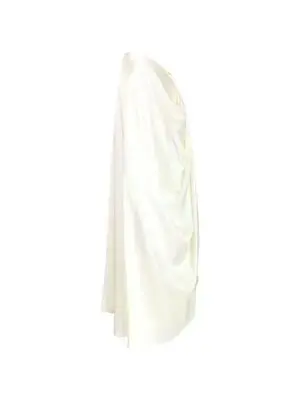 Stella McCartney Draped Cape Mini Dress - White