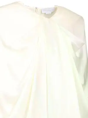 Stella McCartney Draped Cape Mini Dress - White