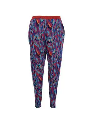 Saint Laurent Rive Gauche Abstract Pattern Trousers