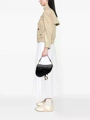 Dior Smooth Calfskin Saddle Bag - Black