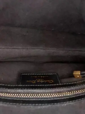 Dior Smooth Calfskin Saddle Bag - Black