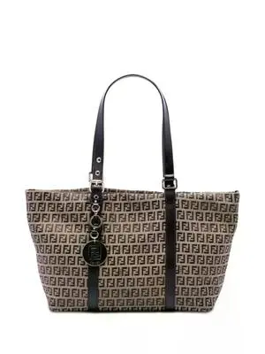 Fendi Zucchino Canvas Tote Bag