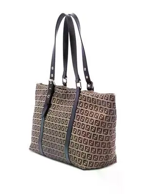 Fendi Zucchino Canvas Tote Bag