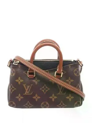LOUIS VUITTON Monogram Nano Pallas Satchel