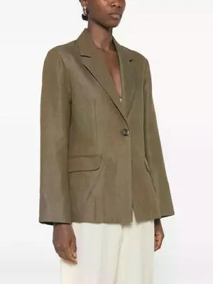 SAMSOE SAMSOE Single-breasted Cotton Blazer