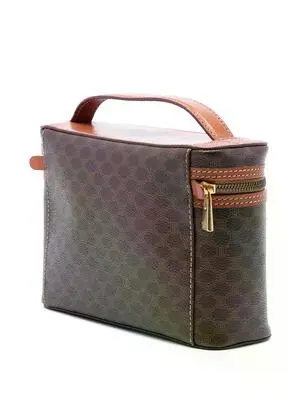 Celine Macadam Coated Canvas Vanity Bag