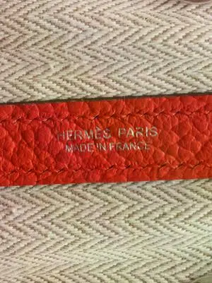 Hermès Negonda Garden Party 30 Tote Bag - Red