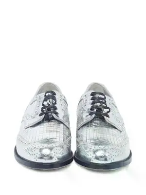 Dolce & Gabbana Metallic Effect Lace Up Brogues