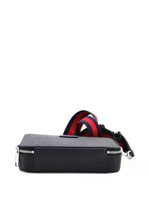 Gucci Gg Coated Canvas Camera Bag With Web Strap