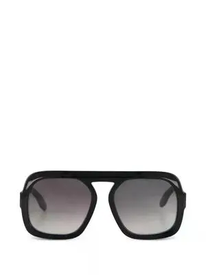 EMMANUELLE KHANH Oversized Square Frame Sunglasses - Black