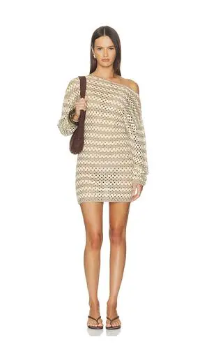 AFRM Samantha Crochet Knit Mini Dress - Multi