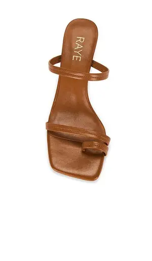 Raye Liani Strappy Stiletto Sandals - Brown