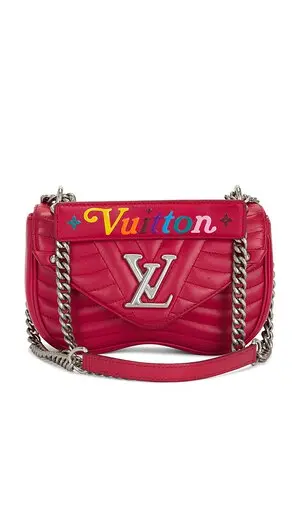 FWRD RENEW Louis Vuitton New Wave Chain Pm Shoulder Bag - Red
