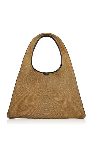 Alaïa Hobo Raffia Tote Bag - Neutral