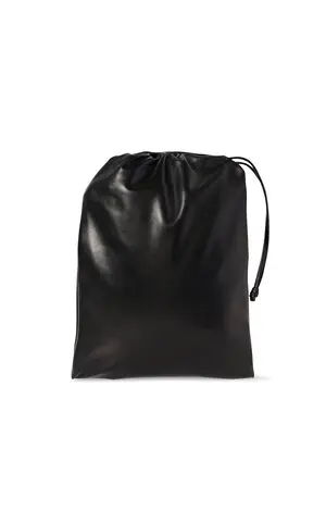 THE ROW Ray Leather Pouch - Black
