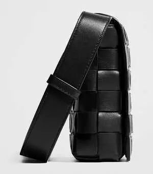 Bottega Veneta Orto Messenger Bag - Black