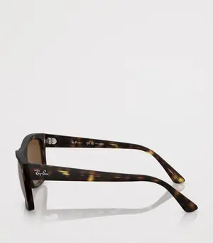Ray-ban Tortoiseshell Square Frame Sunglasses - Brown