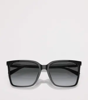 Michael Kors Canberra Square Frame Sunglasses - Black