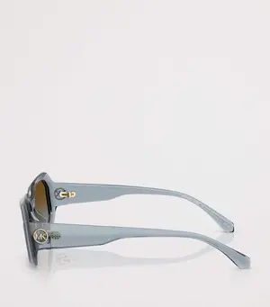 Michael Kors Siesta Key Rectangle Sunglasses - Blue