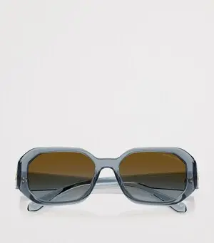 Michael Kors Siesta Key Rectangle Sunglasses - Blue