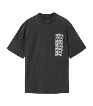 ALLSAINTS Organic Cotton Repeat T-shirt - Black