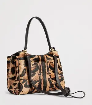 Balenciaga Rodeo Top-handle Bag In Pony Hair - Pink