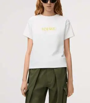 Loewe Embroidered Logo T-shirt