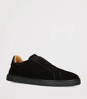 Magnanni Suede Laceless Sneakers