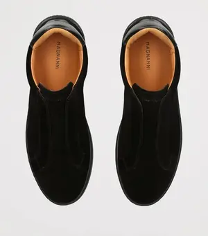 Magnanni Suede Laceless Sneakers