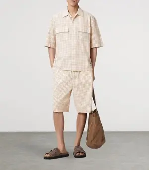 ALLSAINTS Organic Cotton Check Rockland Shirt