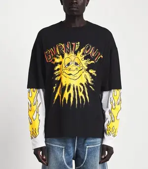 Amiri Cotton Burn Out T-shirt