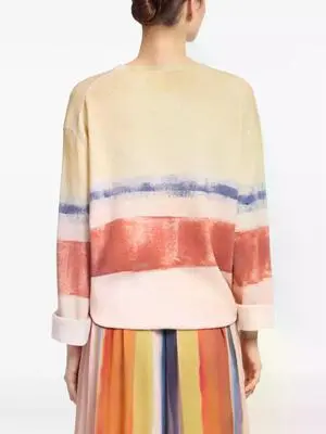 Elie Saab Cashmere-blend Jumper With Horizontal Stripes