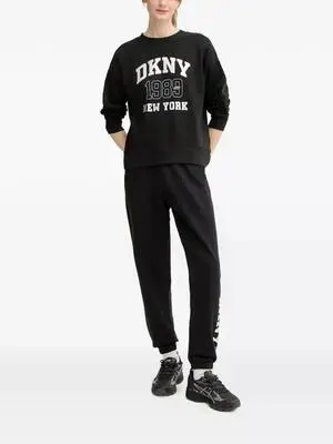 Dkny Logo Embellished Crewneck Sweatshirt