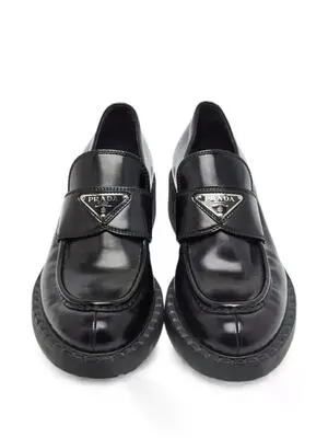Prada Logo Plaque Loafers