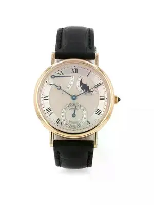 BREGUET 36mm Classique Complications Watch With Moon Phase And Power Reserve - Neutrals