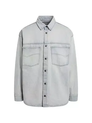 Balenciaga Chest-pocket Denim Shirt
